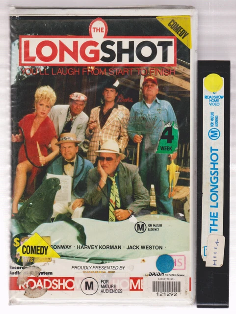 RARE VHS VIDEO Tape LONG SHOT Big Box Ex-Rental Clamshell Roadshow Conway $35.00 - PicClick AU