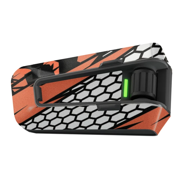 FOR CARDO PACKTALK Edge Neo Pro Matte Skin Stickers Removable Orange ...