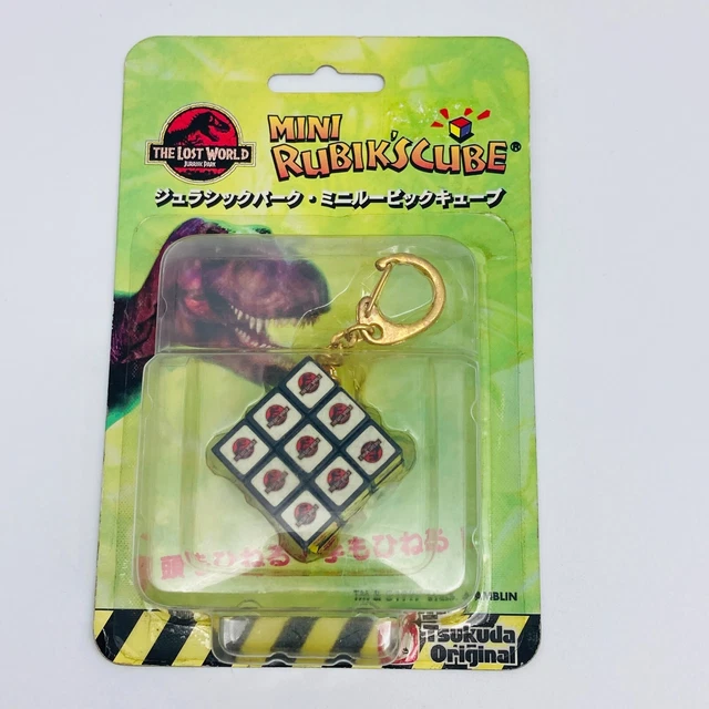 THE LOST WORLD JURASSIC PARK Vintage MINI RUBIK'S CUBE Keychain Japan ...