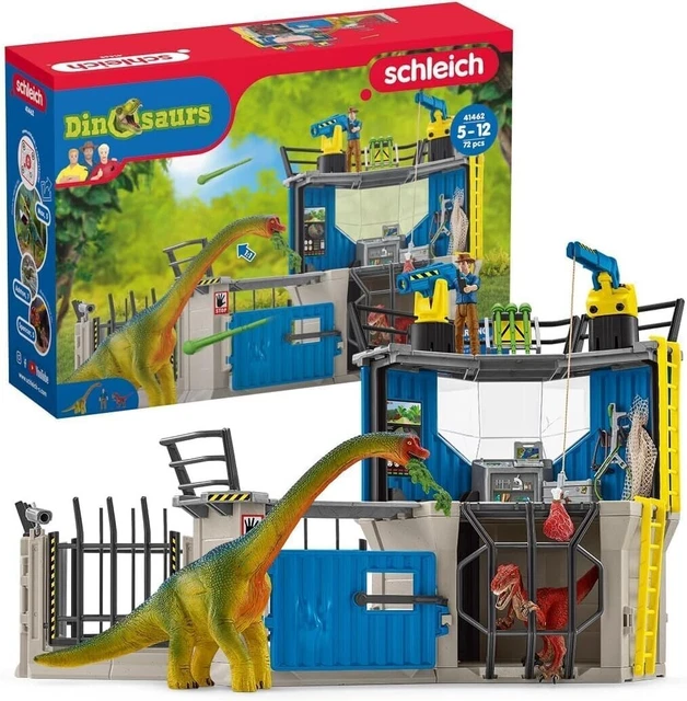 SCHLEICH 41462 DINOSAURS Große Dino-Forschungsstation Spielset ab 5 ...