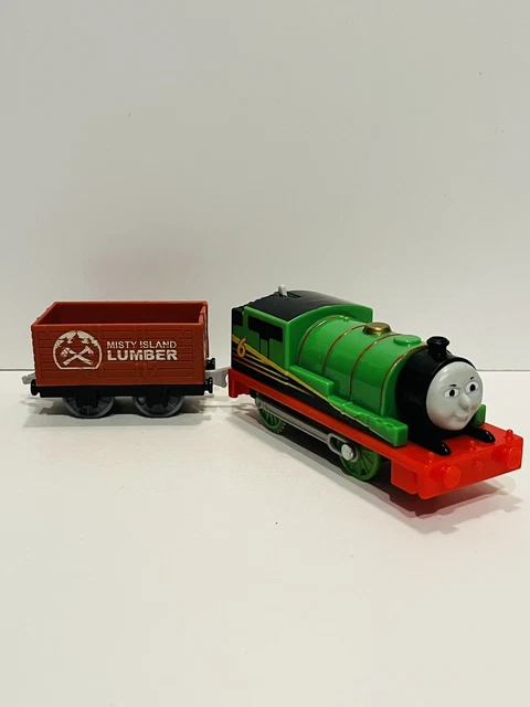 THOMAS & FRIENDS Trackmaster Racing Percy motorised Thomas The Tank ...
