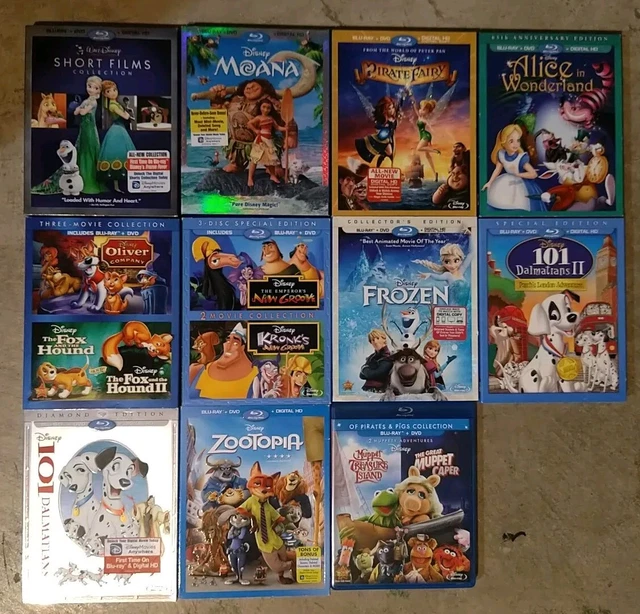 DISNEY BLU RAY DVD Lot Of 11 £59.30 - PicClick UK
