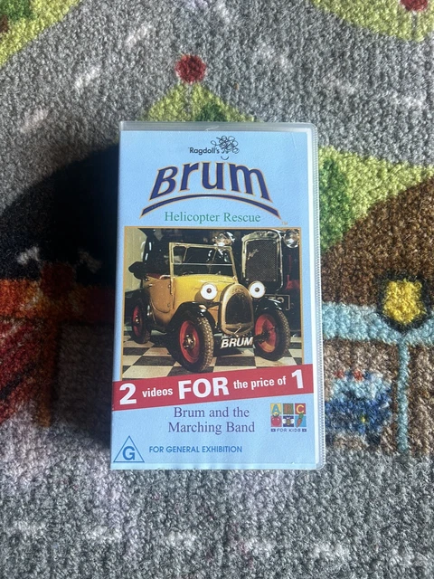 BRUM HELICOPTER RESCUE Brum And The Marching Band Pal Children’s Vhs ...