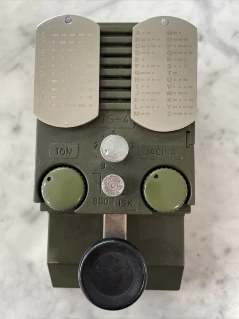 MILITARY MORSE CODE Keyer Practice Key with Oscillator Telegraph Key TS ...