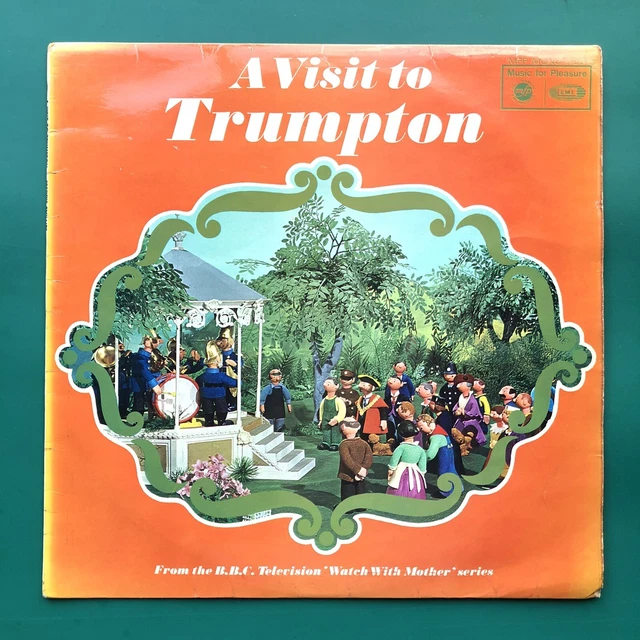EIN BESUCH IN TRUMPTON Kinderuhr mit Mutter BBC-TV Soundtrack LP Brian ...