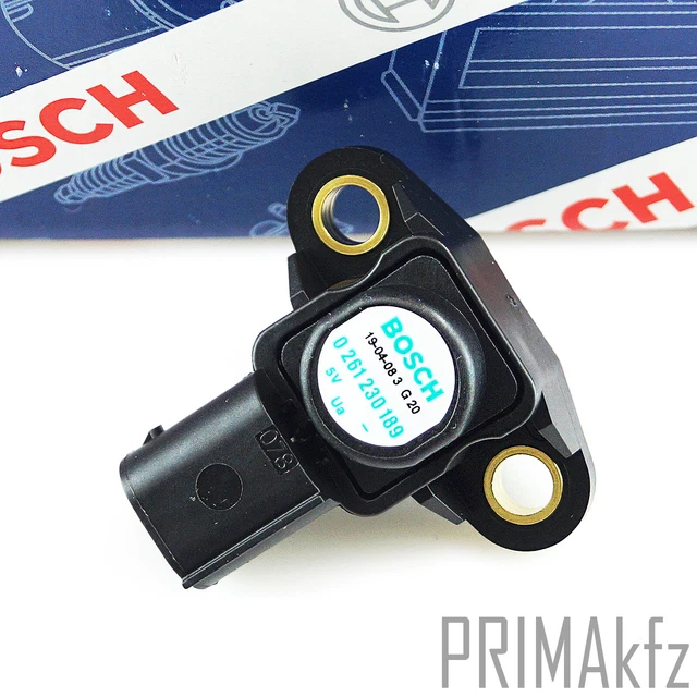 BOSCH 0261230189 MAP Sensor Saugrohrdruck für Mercedes W168 W204 S204 ...