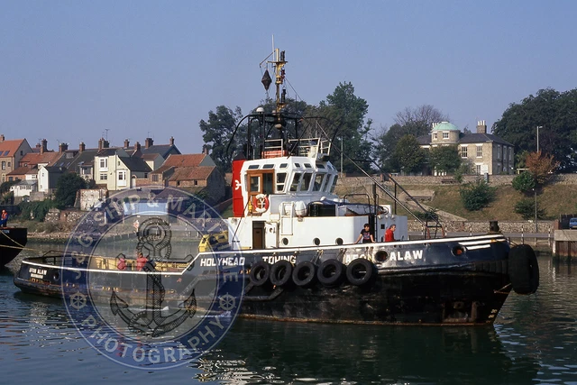 SHIP PHOTO - Holyhead Towing Tug - AFON ALAW Built 1975 - 6X4 (10X15 ...