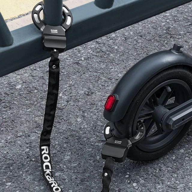 ROUND HEAD CHAIN Scooter Chain Lock Security Cable Lock Road Bike ...