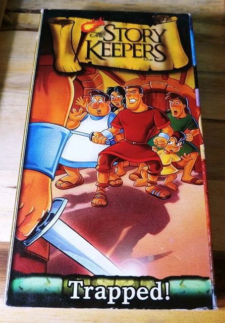 VHS TAPE- THE Story Keepers "Trapped!" Zonderkidz Kids Bible Stories ...