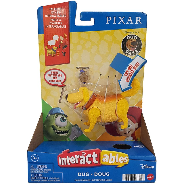 DISNEY DOUG DUG Interactables Talking Action Figure Toy Up Movie Dog ...