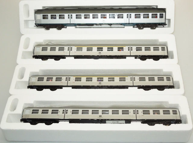 ROCO H0 45488 + 2x 45489 + 45490 - 4 Silberlinge der DB (D549) EUR 88 ...