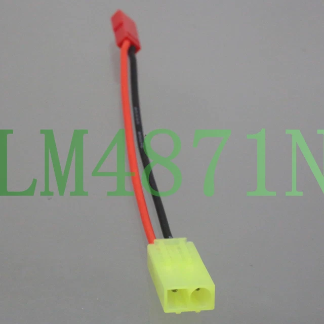 MINI TAMIYA FEMALE To JST female Adapter 10CM 20awg Wire LED RC lipo ...