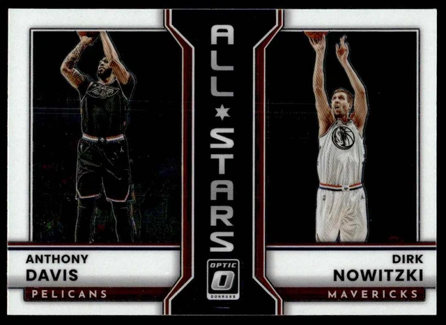 2022-23 DONRUSS OPTIC All-Stars Anthony Davis/Dirk Nowitzki Nouvelle ...