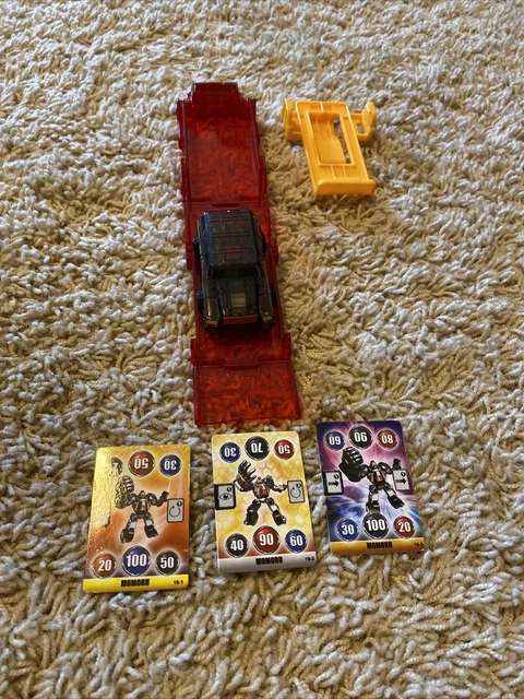 MATTEL TURNING MECARD Deluxe Mecardimal MOMORU Figure action Red Rail ...