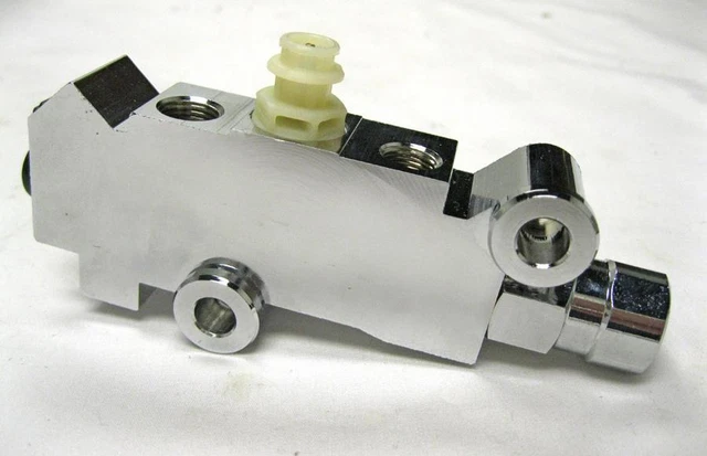 CHROME GM DISC Disc Brake Proportioning Valve Master Cylinder Universal ...