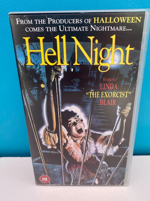 HELL NIGHT {1981, Vhs/Pal, Rare Horror} Linda Blair. Rare & Oop ~ Deleted Title! £6.99 - PicClick UK