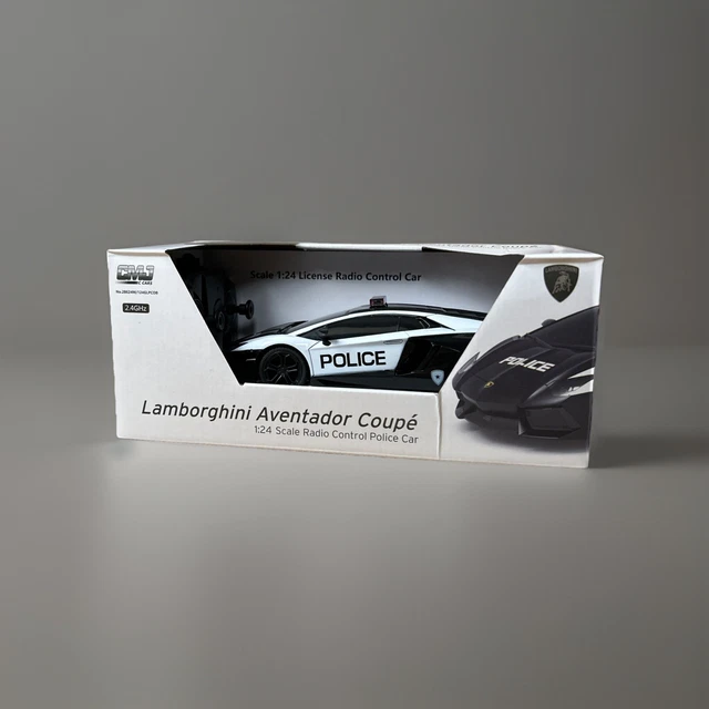 LAMBORGHINI AVENTADOR COUPE Police Remote Control Car £13.99 - PicClick UK