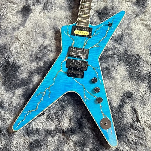 BLUE WASHBURN DIMEBAG Electric Guitar 2H pickups With Floyd Rose ...