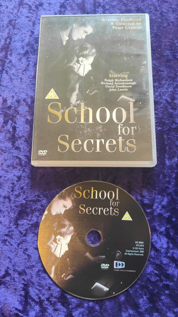 DVD. SCHOOL FOR Secrets. Peter Ustinov Richardson Attenborough ...