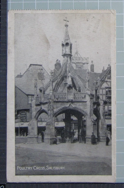 ANCIENNE CARTE POSTALE 1904 Salisbury Poultry Cross EUR 10,63 - PicClick FR