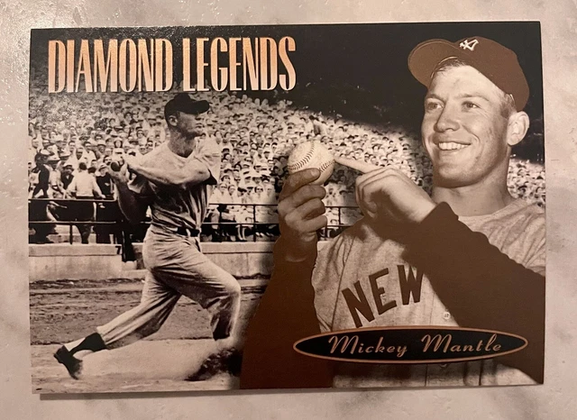 1994 ALL-TIME HEROES Diamond Legends 125th Anniversary Mickey Mantle ...