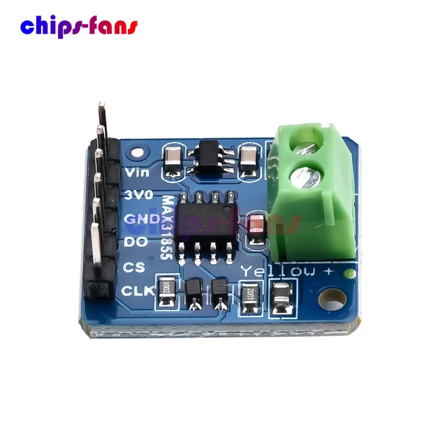 MAX31855 THERMOCOUPLE TEMPERATURE Sensor Module Type K SPI Thermocouple ...