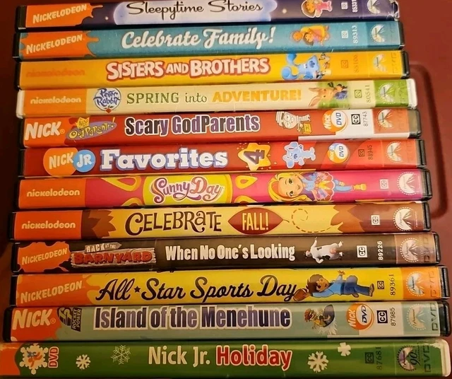 NICKELODEON (LOT DE 12 DVD) Famille, automne, vacances, histoires de ...