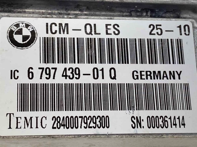ICM INTEGRATED MANAGEMENT Control Module 6 797 439-01Q Fits 2009 - 2013 ...