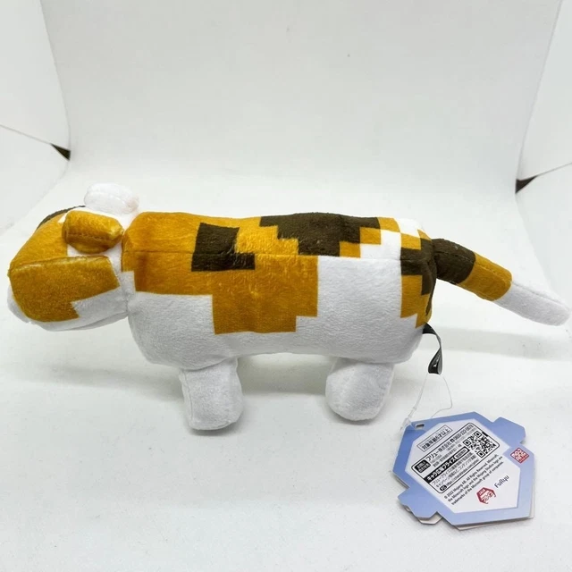 MINECRAFT CALICO CAT Stuffed Animal Mojang Video Game Toy With Tags ...
