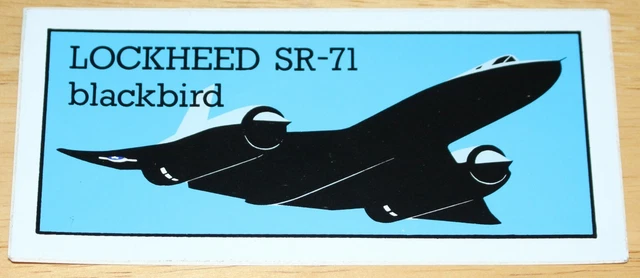 USAF US AIR Force Lockheed SR-71 Blackbird Sticker £6.00 - PicClick UK