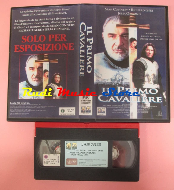 FILM*VHS IL PRIMO CAVALIERE Sean Connery Richard Gere COLUMBIA 1995 ...