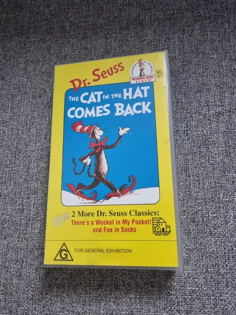 Dr Seuss The Cat In The Hat Comes Back Vhs 14 99 Picclick Au