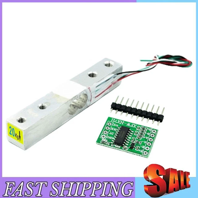HX711 WEIGHT SENSOR Module 20KG Load Cell for Microcontroller (HX711 ...