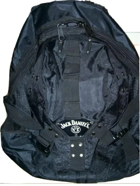 JACK DANIEL'S BACKPACK Rare Vintage Collectors Item Black Punk Gothic ...