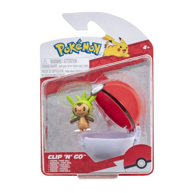 POKÉMON CLIP'N'GO POKÉ Balls Chespin & Poké Ball EUR 15,95 - PicClick IT