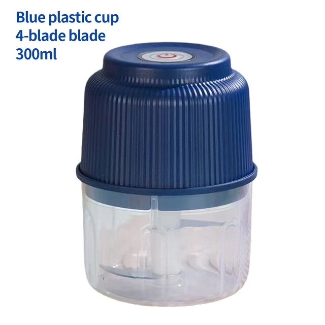 MINI FOOD CHOPPER Electric Processor Blender Glass Mixer Garlic Spices ...