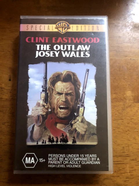 THE OUTLAW JOSEY Wales VHS Clint Eastwood PAL Format $15.00 - PicClick AU