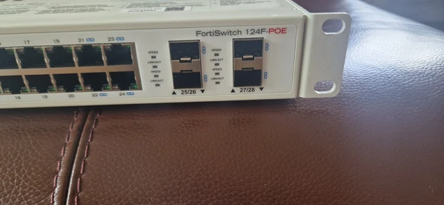 FORTINET FORTISWITCH 124F POE £429.00 - PicClick UK