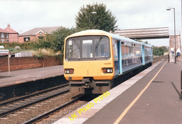 RAILWAY PHOTO 6X4 Class 143 Pacer 143008 at Chester-le-Street 12/8/1986 ...