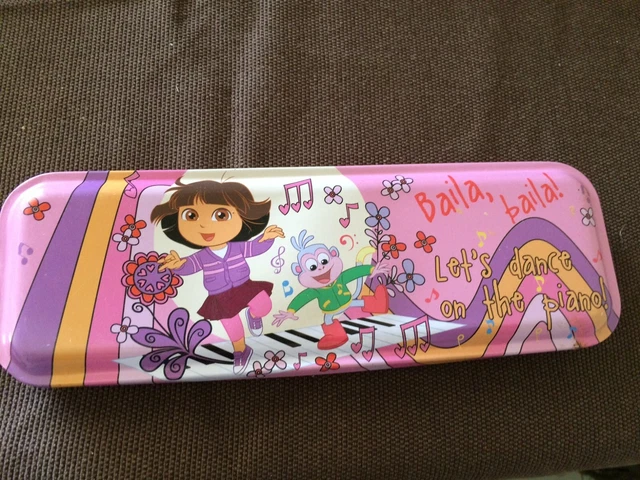 DORA THE EXPLORER - Collectable Metal Pencil Case - Lets Dance on the ...