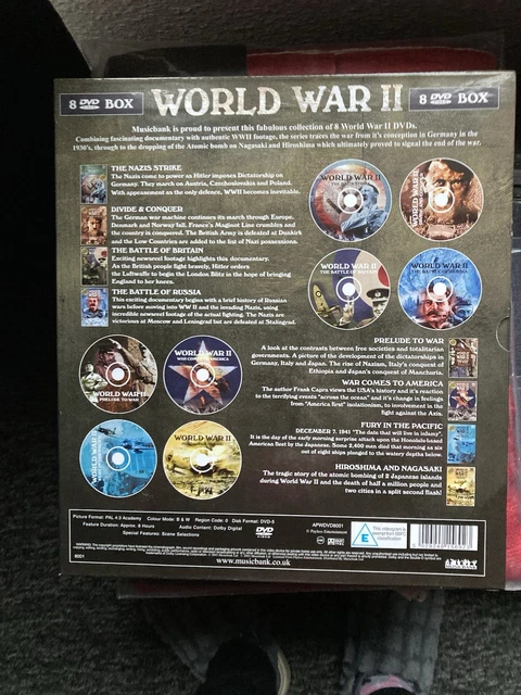 WORLD WAR 2 8 DVD Box Set Complete Collection Fascinating Documentary ...