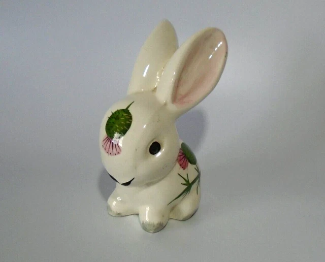 VINTAGE PLICHTA SNUB Nose Cotton Tail Rabbit Bunny, Clover Pattern ...