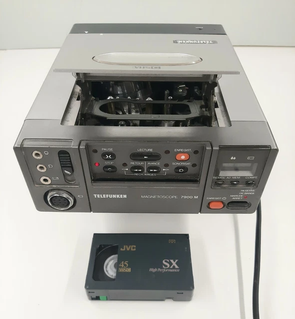 TELEFUNKEN VHS-C 7900 M, magnetoscope enregistreur compact, Circa 1980 ...