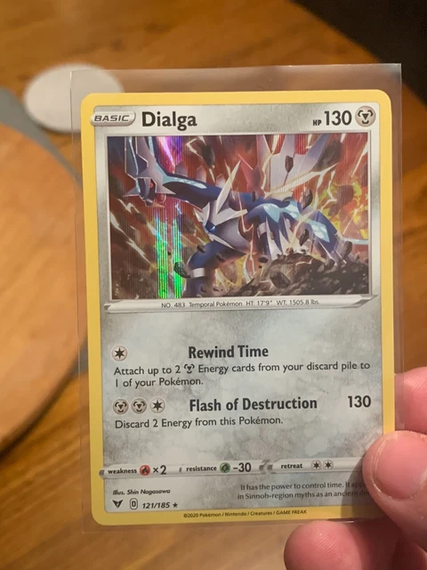 DIALGA HOLO RARE 121/185 Vivid Voltage Pokemon Card Mint EUR 1,49 ...
