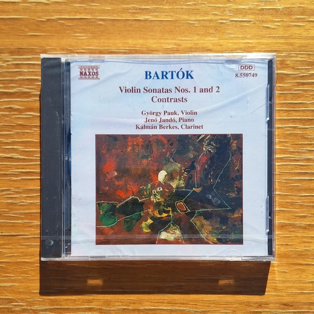 BARTOK: VIOLIN SONATAS Nos. 1 and 2 / Contrasts CD 1994 BRAND NEW ...