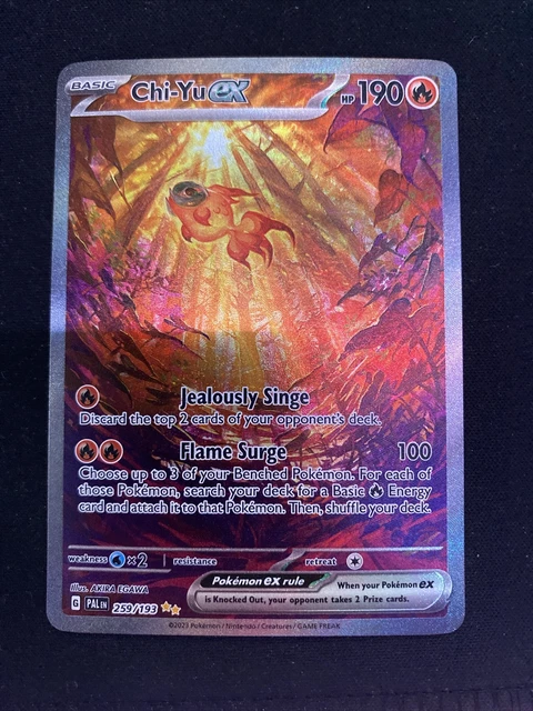 POKÉMON TCG CHI-YU ex Special Illustration Rare PAL EN 259 Pack Fresh ...