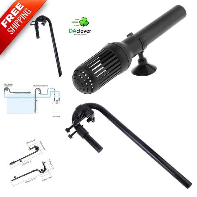 AQUARIUM WATER INLET Outlet Tube Kit External Filter Pipe Fish Tank ...