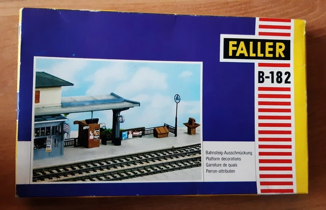 SPUR H0 FALLER Set B-182 Bahnsteigerweiterung Ungebaut in OVP EUR 19,99 - PicClick DE