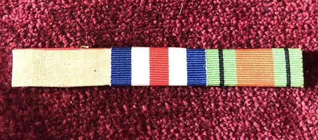 WW2 BRITISH RIBBONS France & German Star, Defence Medal Army Military ...