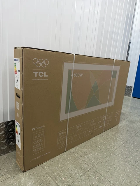 TCL A300W 55& 4K Ultra HD QLED Canvas/Frame Lifestyle TV - 55A300W £600 ...